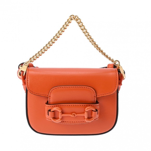 Gucci | Bags | Gucci Horsebit Orange Shoulder Bag Back | Poshmark